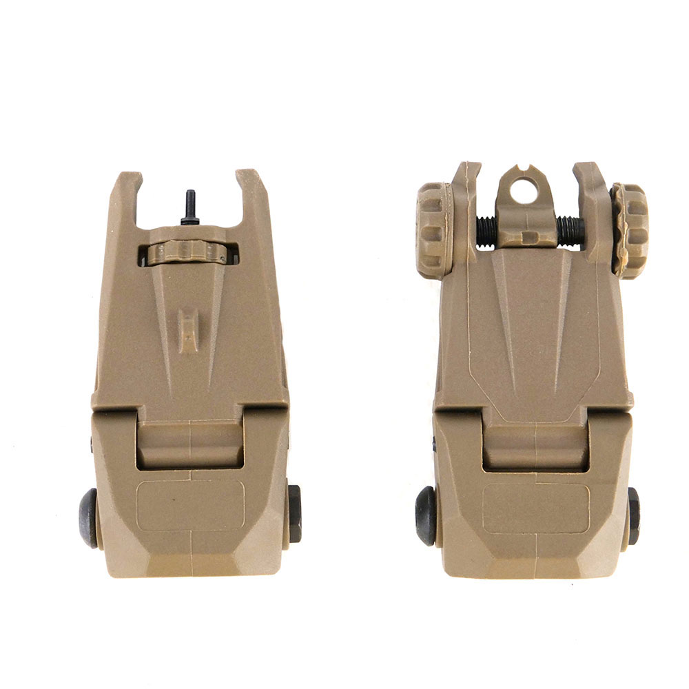 GERMAN TACTICAL SYSTEMS Breacher AR-15 Flip-Up Sight Set FDE ...