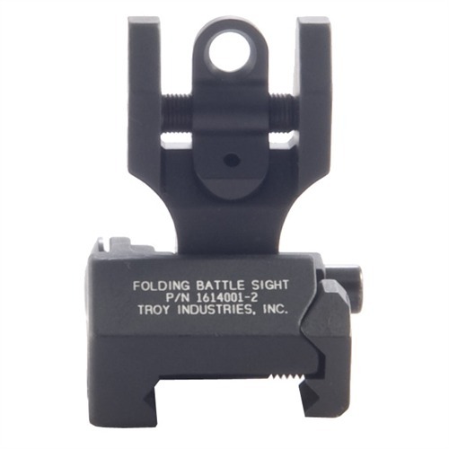 TROY INDUSTRIES AR-15 FLIP-UP ADJUSTABLE REAR SIGHT BLACK - Brownells ...